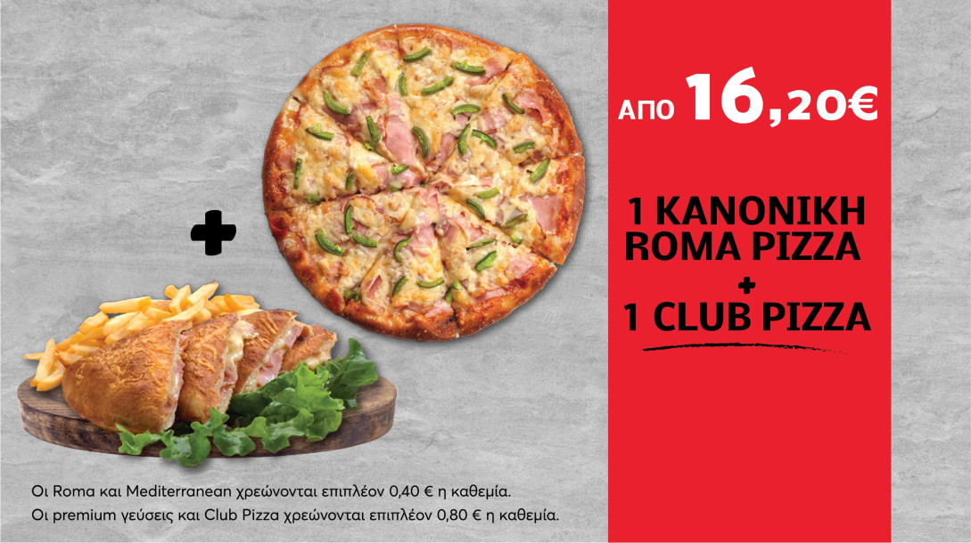 Roma Pizza – Πρωτοπόροι στην πίτσα στην Ελλάδα (από το 1972)